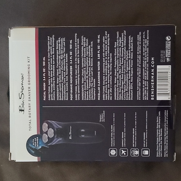 Ben Sherman | Grooming | Rotary Shaver Grooming Kit W 3 Shave ...